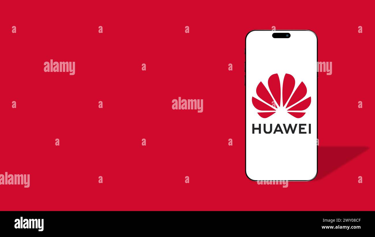 Huawei logo icon hi-res stock photography and images - Alamy