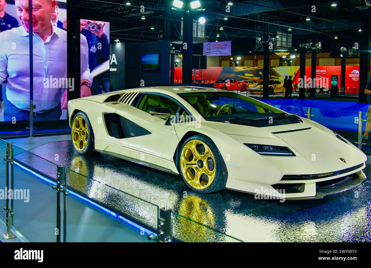 Thailand-March 27,2024: Lamborghini Coontach the new generation ...