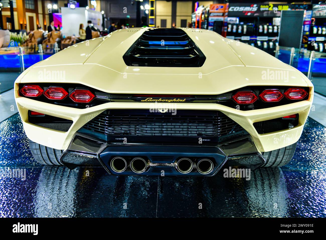 Thailand-March 27,2024: Lamborghini Coontach the new generation supercar. Made a name for ...