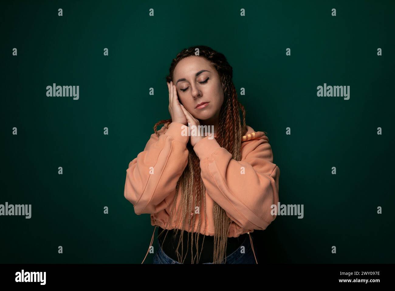 Face sad dreadlocks hi-res stock photography and images - Alamy