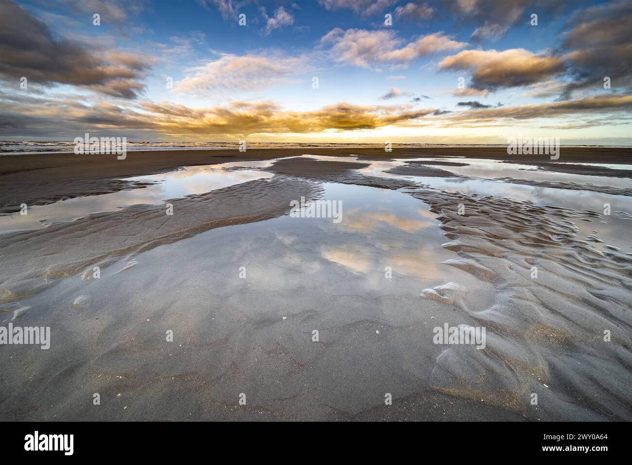 spectacular picture of the coastline under a cloudycsky that shows the ...