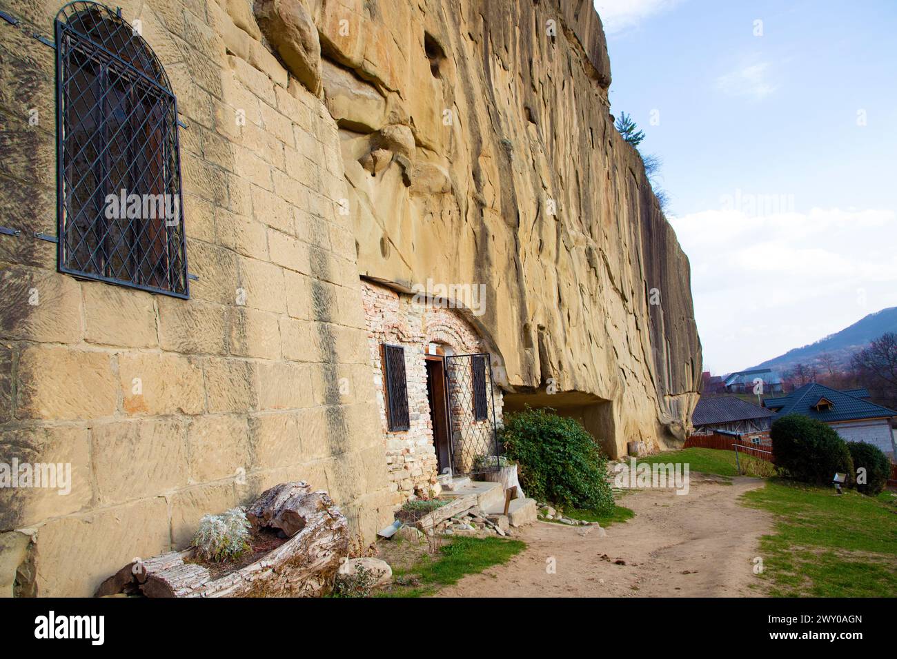 An overview of the Corbii de Piatra monastery, Romania Stock Photo - Alamy