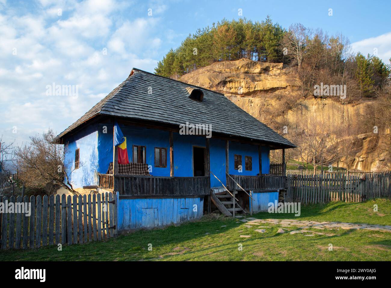 An old traditional house from Romania Stock Photo - Alamy