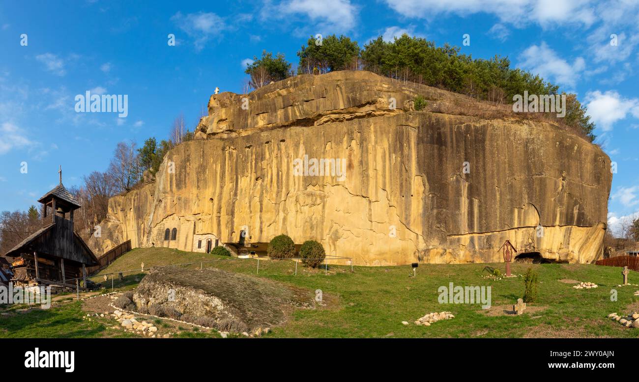 An overview of the Corbii de Piatra monastery, Romania Stock Photo - Alamy