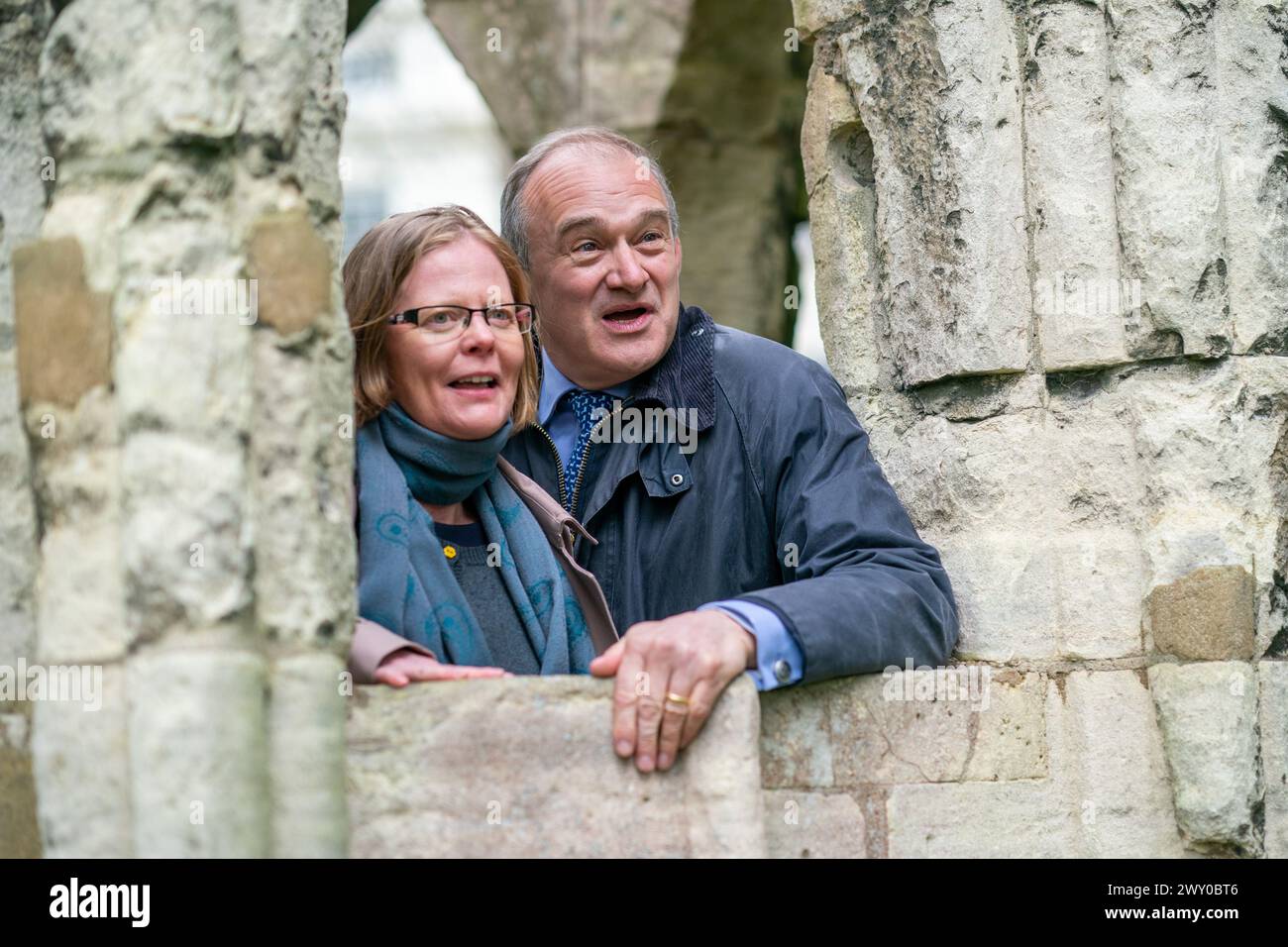 Liberal Democrat leader Sir Ed Davey with Lib Dem parliamentary ...