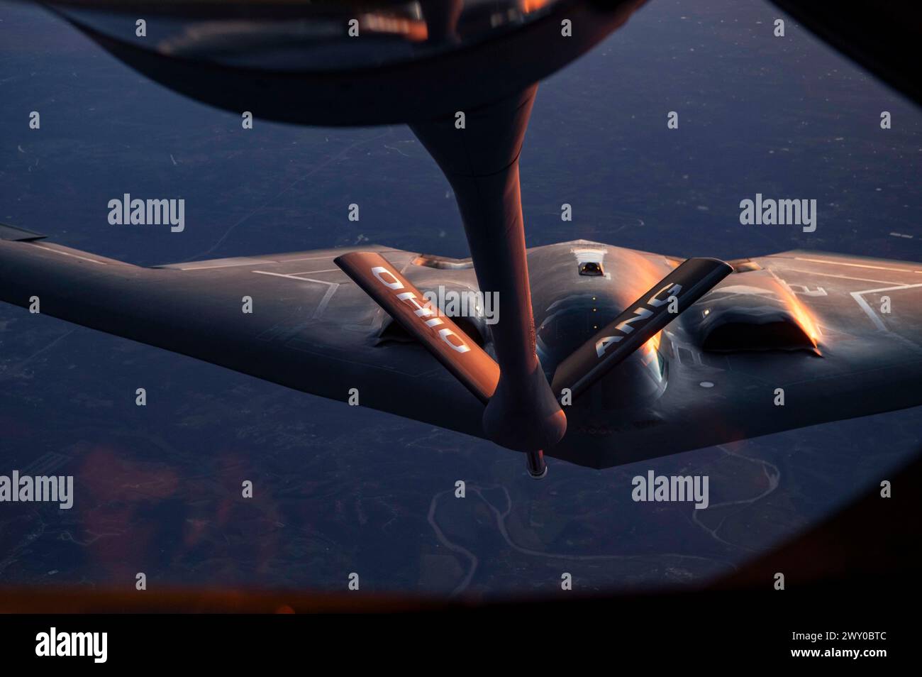 A KC-135 Stratotanker from the 121st Air Refueling Wing, Rickenbacker ...