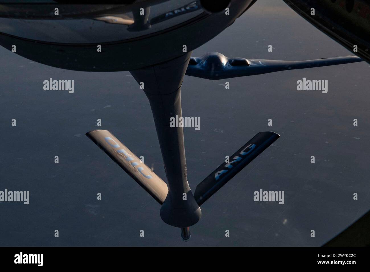 A KC-135 Stratotanker from the 121st Air Refueling Wing, Rickenbacker ...