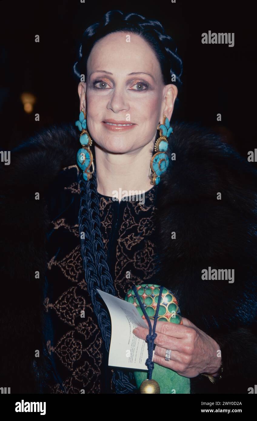 Mary McFadden attends the Annual Tibet House Benefit Concert at ...