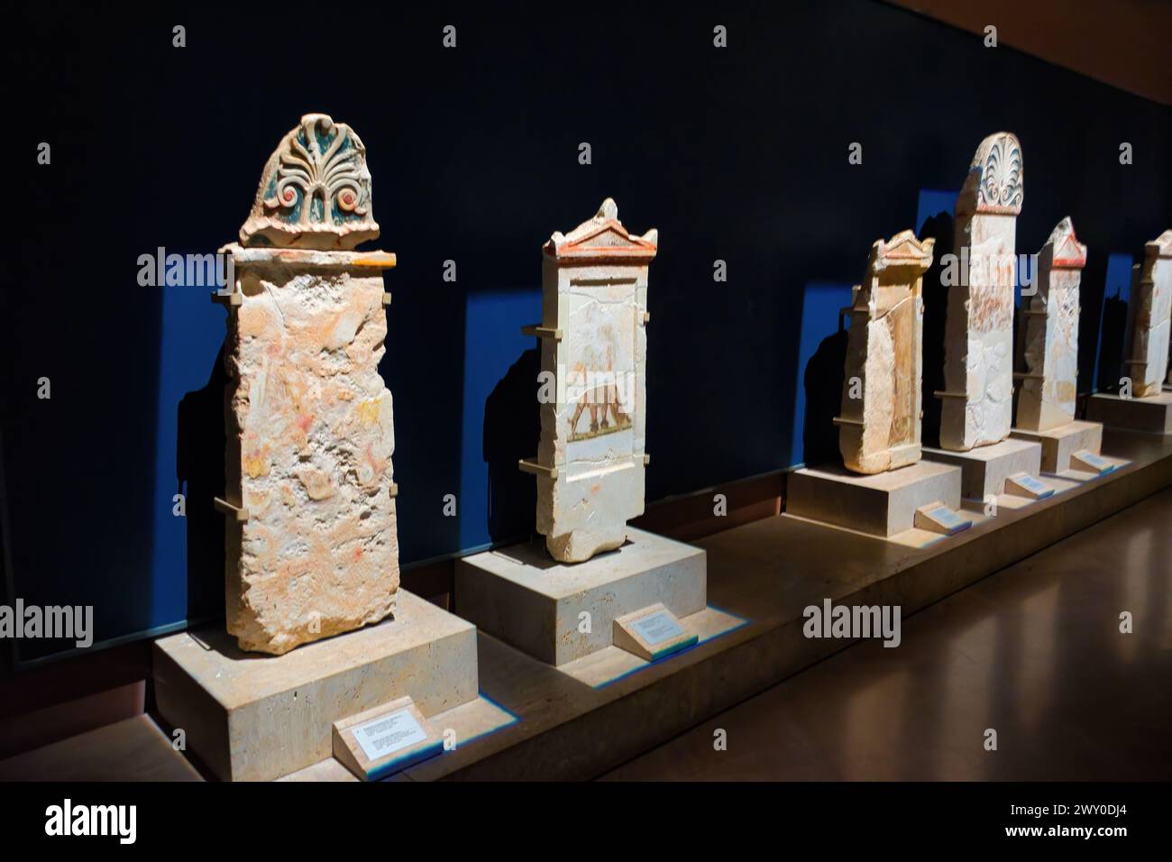 The Museum of the Royal Tombs of Aigai (Vergina), Greece, centered ...