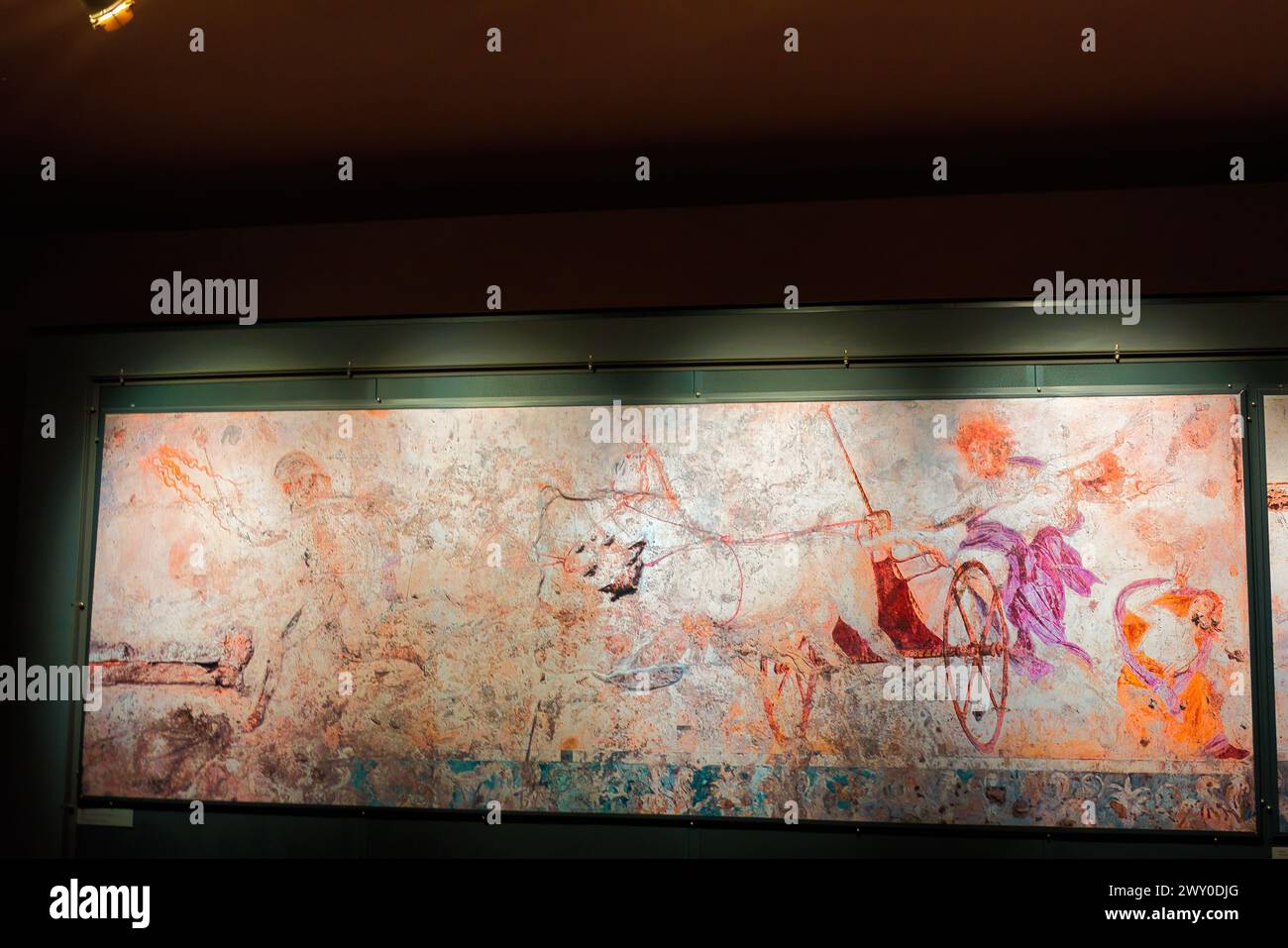 Museum of the Royal Tombs of Aigai (Vergina), Greece, centered around ...