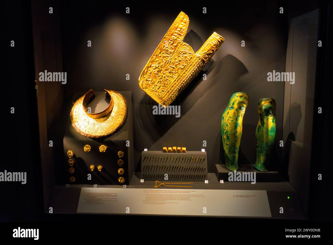 Museum of the Royal Tombs of Aigai (Vergina), Greece, centered around ...