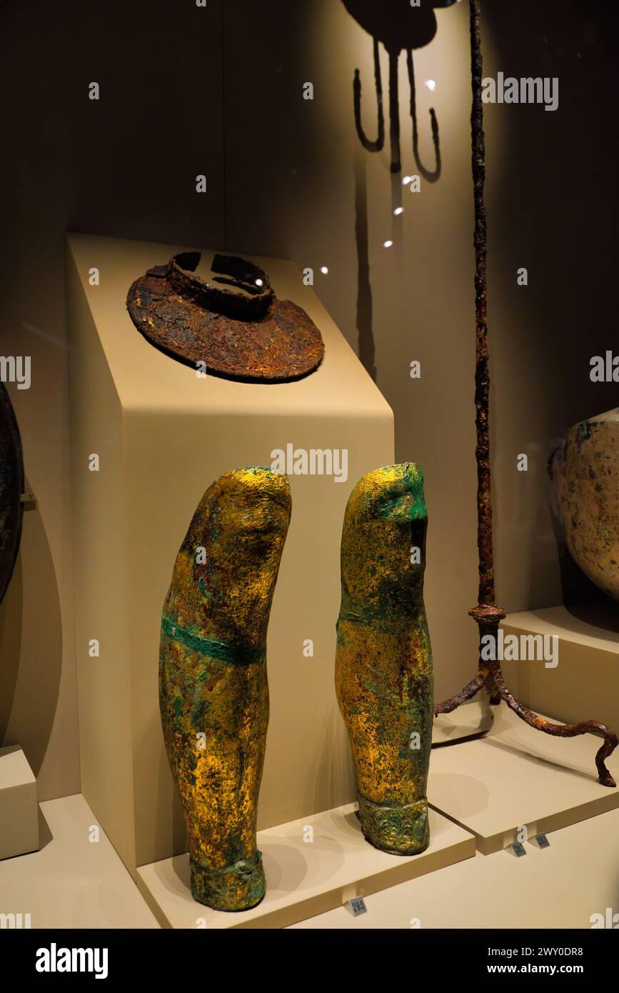 Museum of the Royal Tombs of Aigai (Vergina), Greece, centered around ...