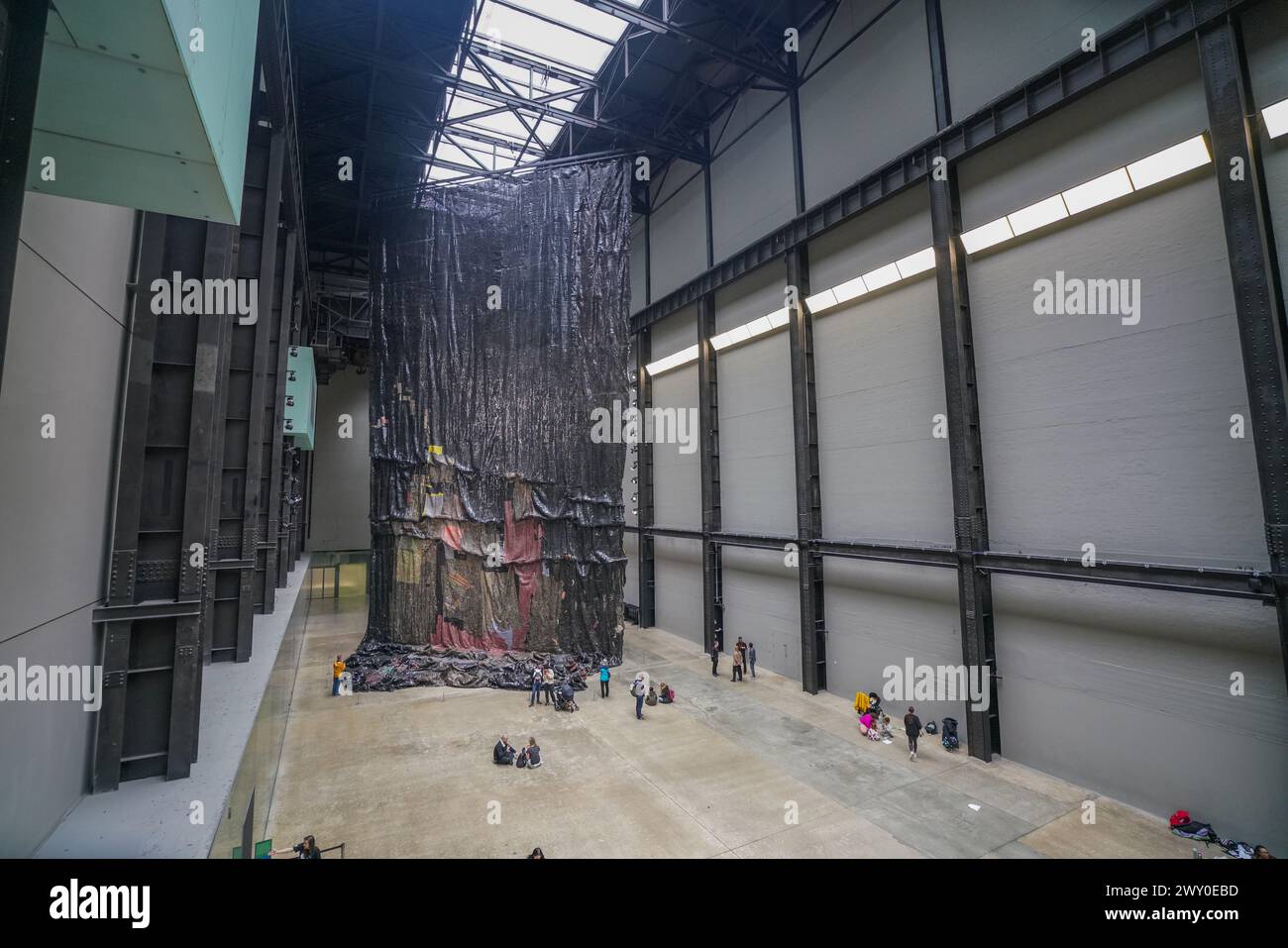 El Anatsui: Behind the Red Moon exhibition at Tate Modern, London Stock ...