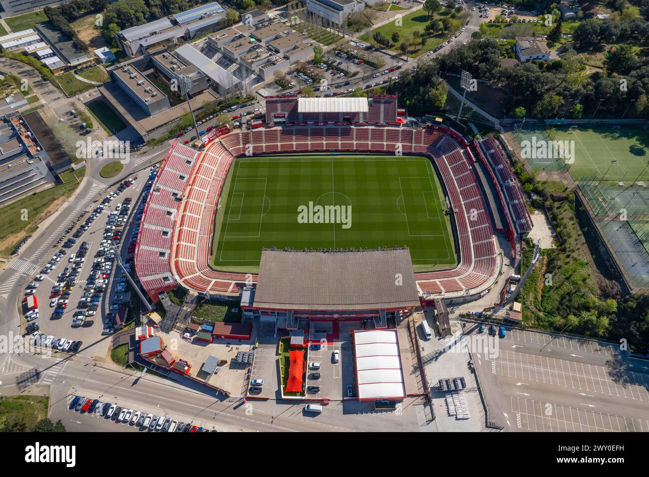 Girona, Spain, April 3, 2024. Montilivi Football Stadium Stock Photo ...
