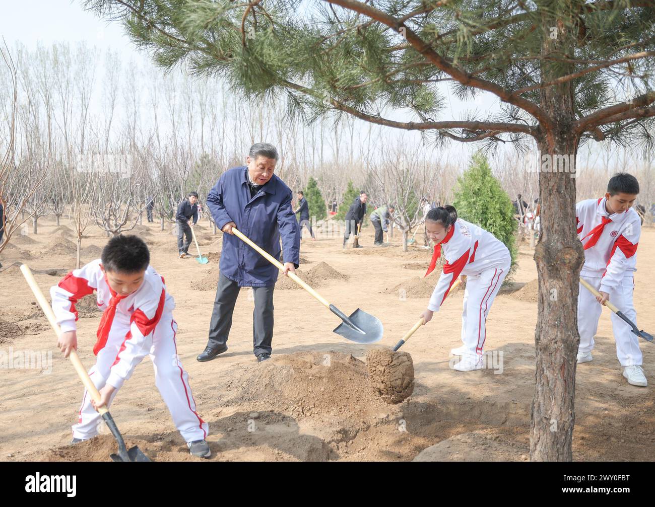 Beijing, China. 3rd Apr, 2024. Chinese President Xi Jinping, also ...
