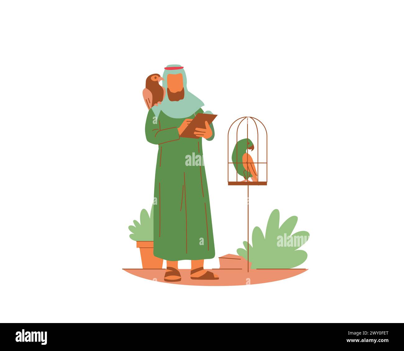 Animal and enclosure Stock Vector Images - Alamy