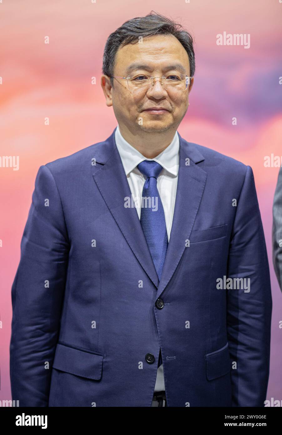 Munich, Germany. 04th Sep, 2023. Wang Chuanfu, founder and chairman of ...