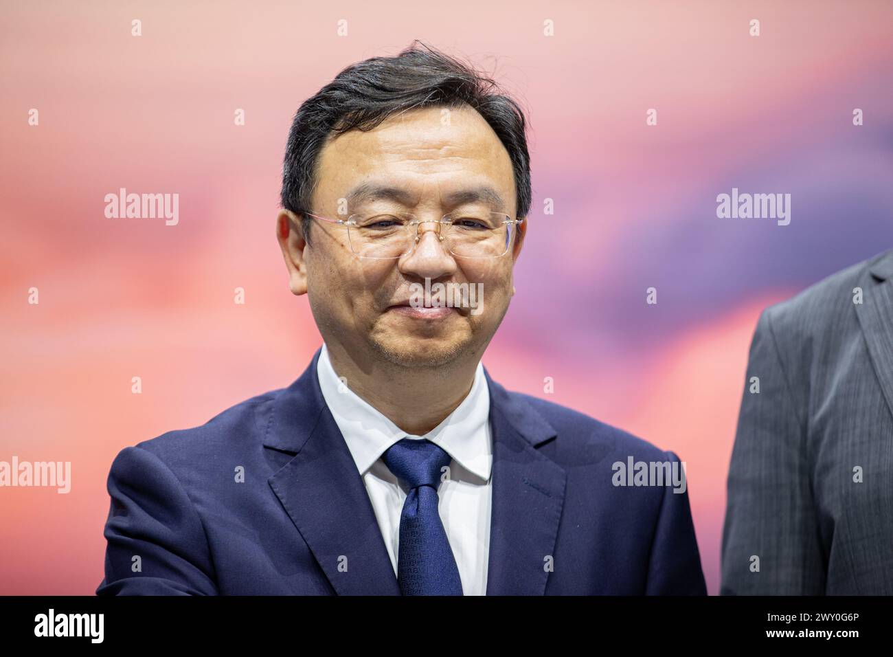 Munich, Germany. 04th Sep, 2023. Wang Chuanfu, founder and chairman of ...