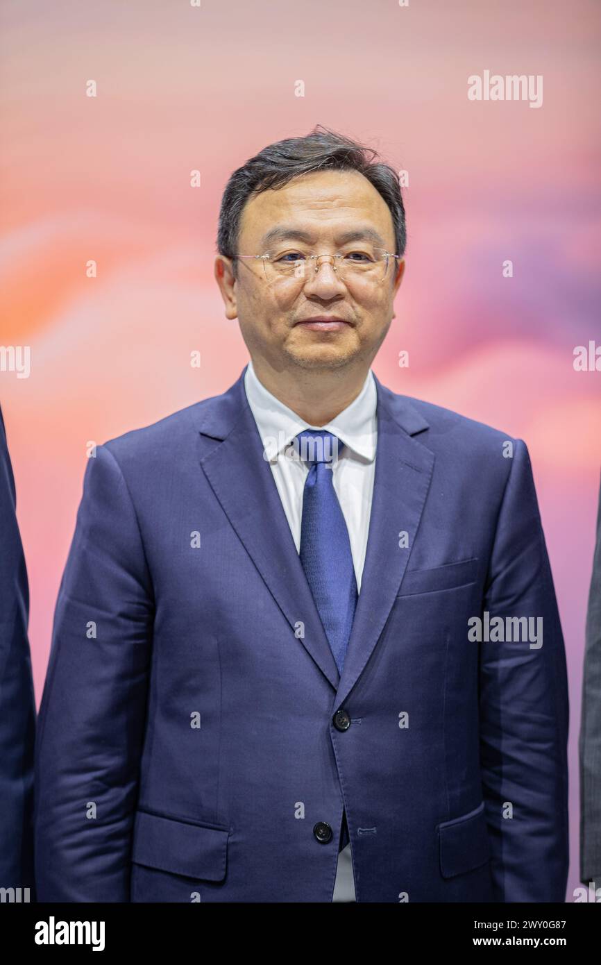 Munich, Germany. 04th Sep, 2023. Wang Chuanfu, founder and chairman of ...