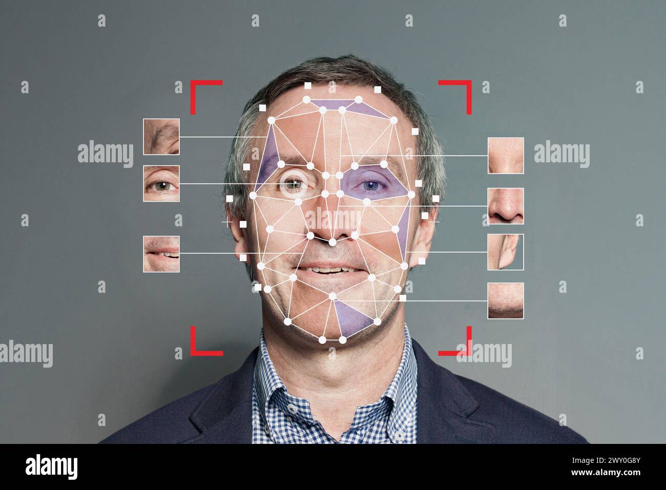 Verification Authentication And Facial Recognition Concept Mature