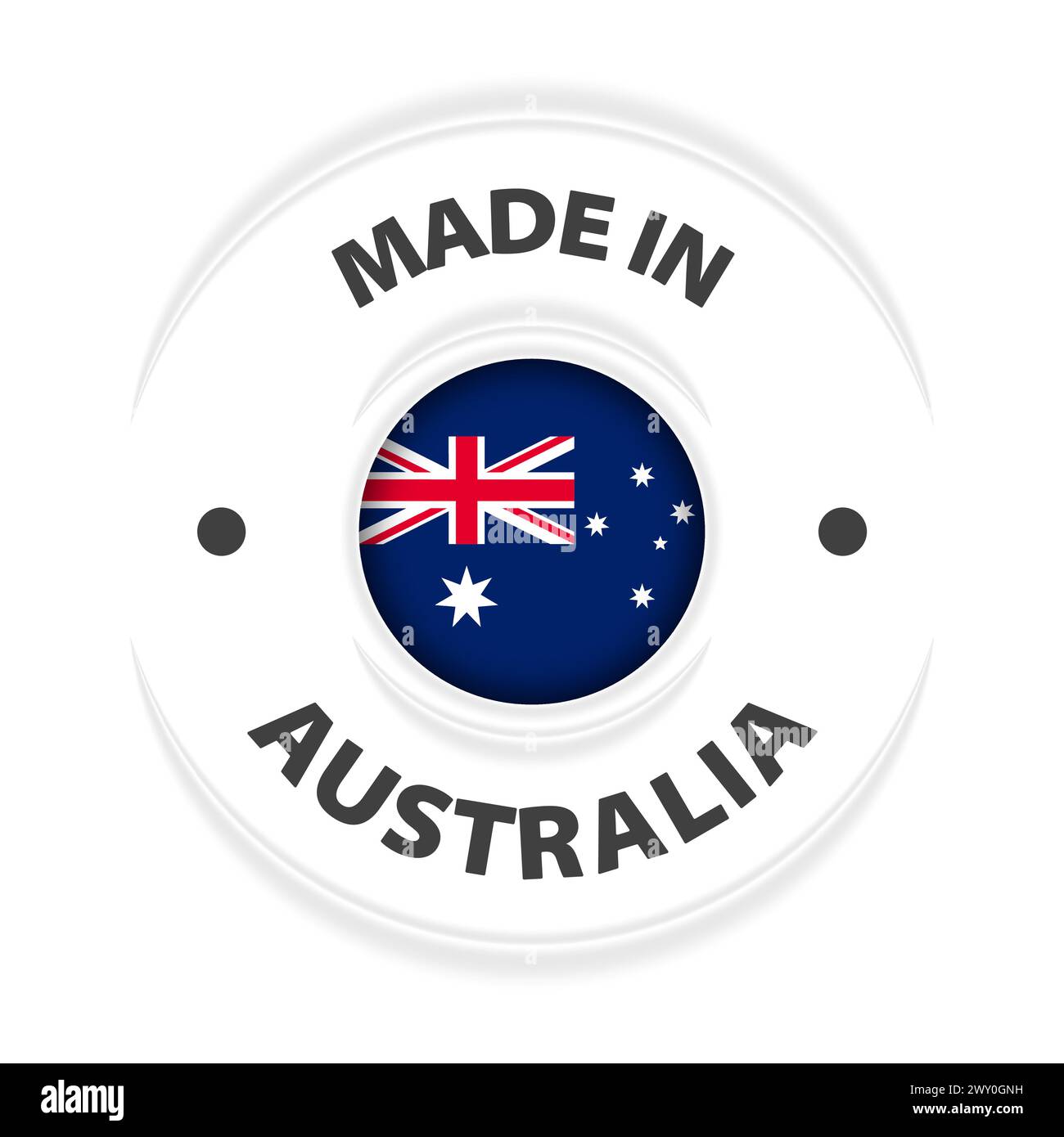 Made in australia symbol hi-res stock photography and images - Alamy