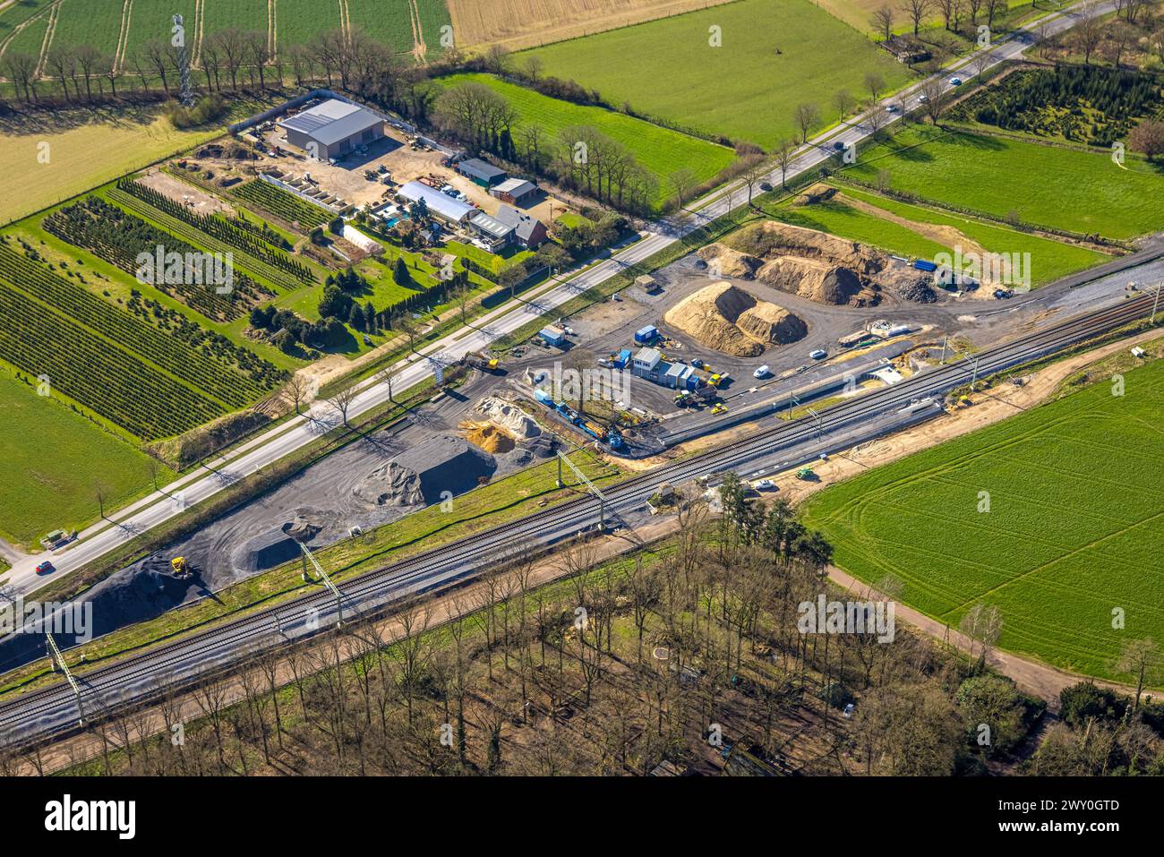 Extension of the betuweroute and betuwe linie railroad line hi-res ...