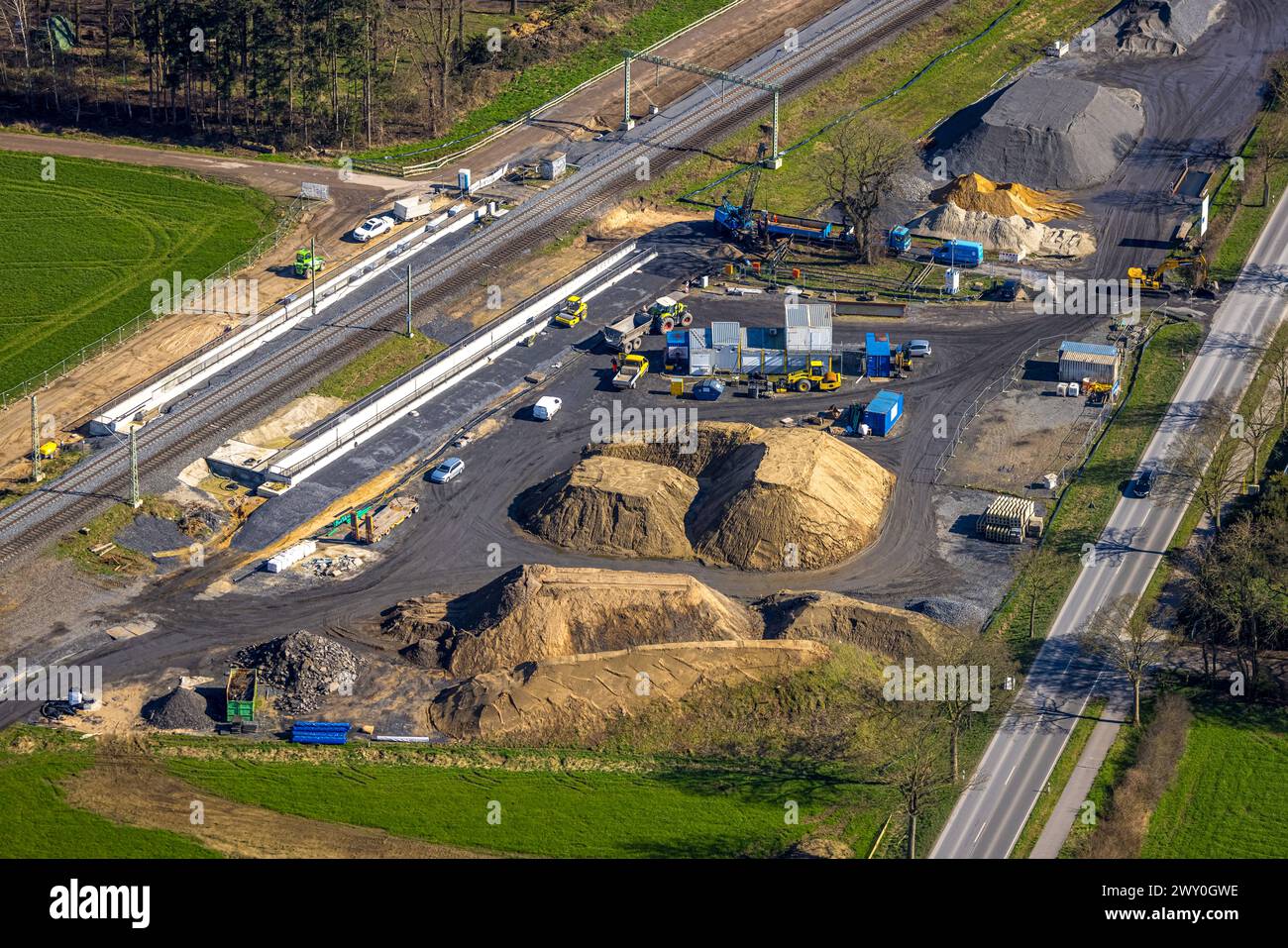 Extension of the betuweroute and betuwe linie railroad line hi-res ...