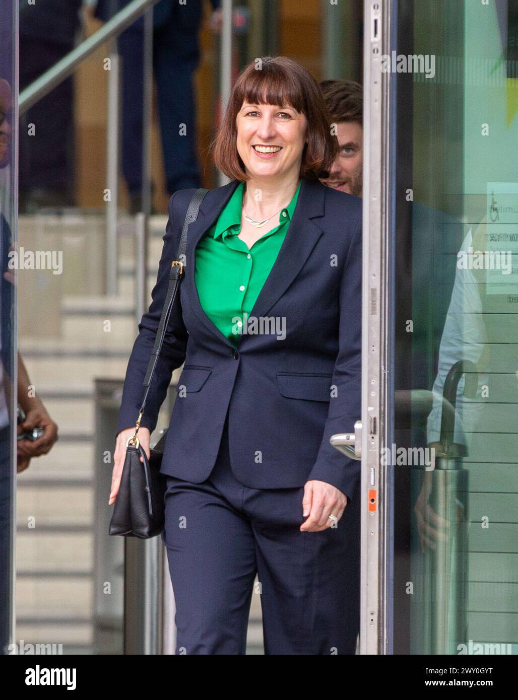 London, England, UK. 3rd Apr, 2024. Shadow Chancellor RACHEL REEVES ...