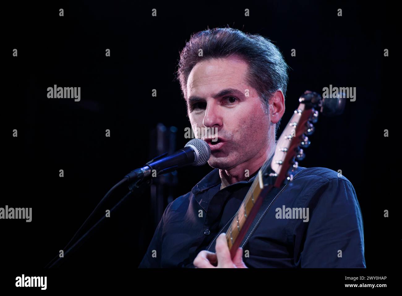 Paris, France. 2nd Apr, 2024. Chico Castillo the Gipsy performs on the ...