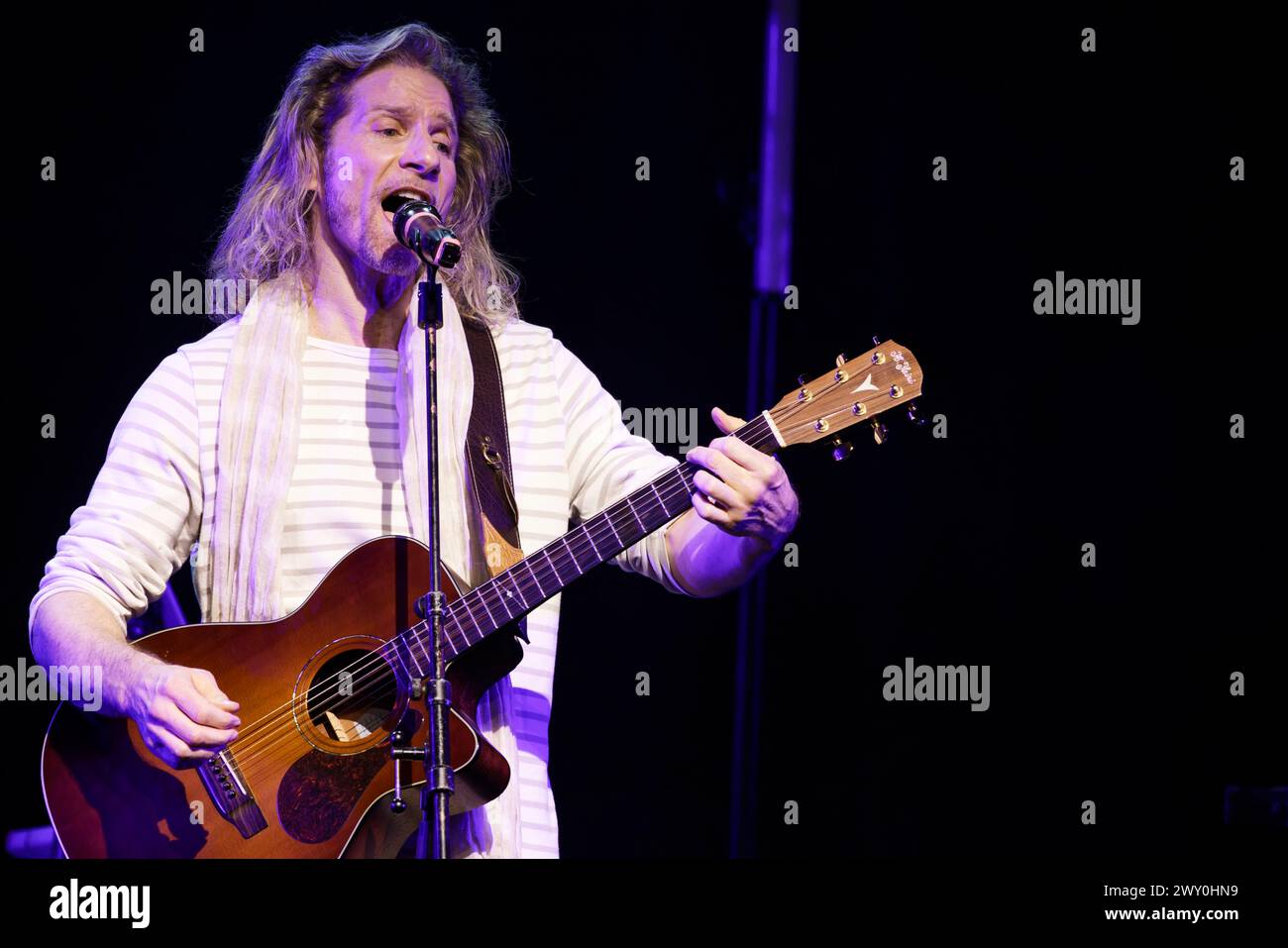 Paris, France. 2nd Apr, 2024. Gwendal Pezeirat performs on the Bobino ...