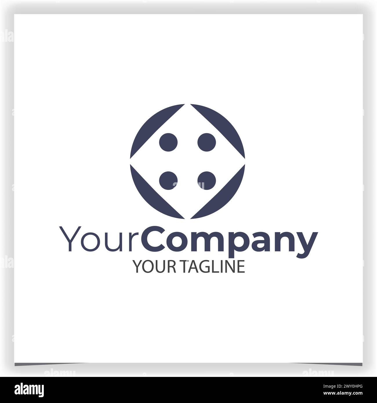 Vector Circular logo design template Stock Vector Image & Art - Alamy