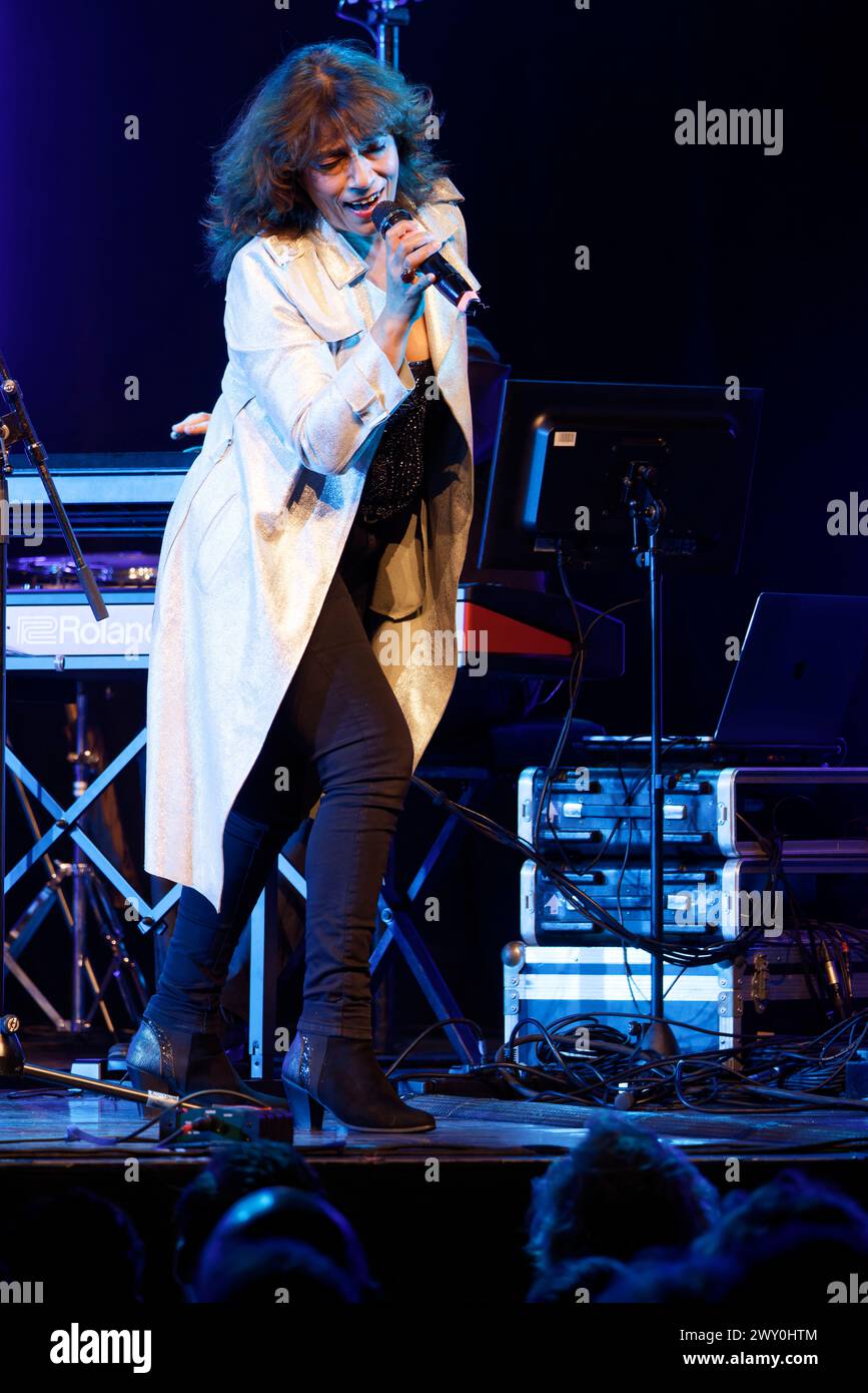 Paris, France. 2nd Apr, 2024. Patsy performs on the Bobino Theater ...