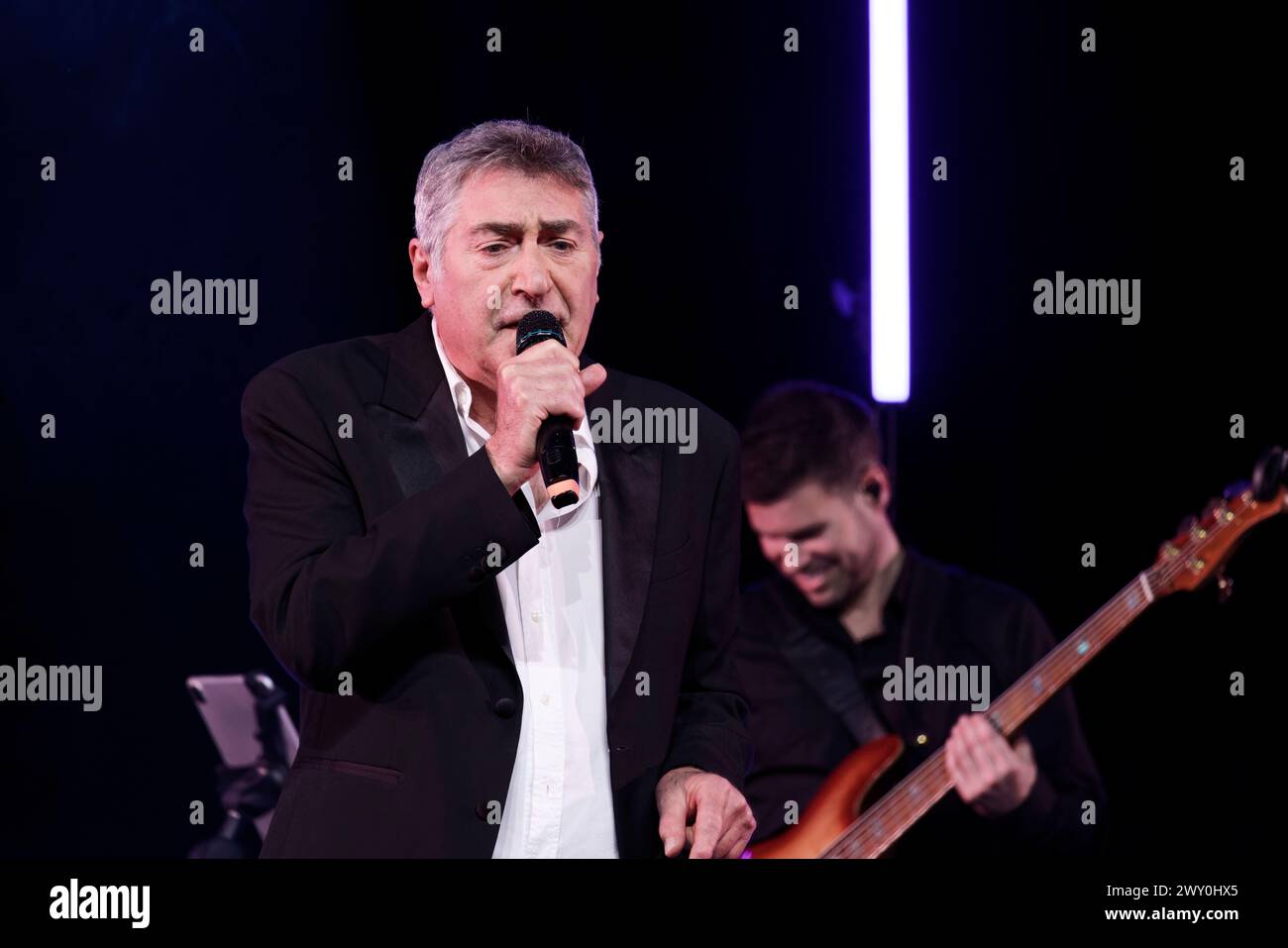 Paris, France. 2nd Apr, 2024. Philippe Cataldo on the Bobino Theater ...