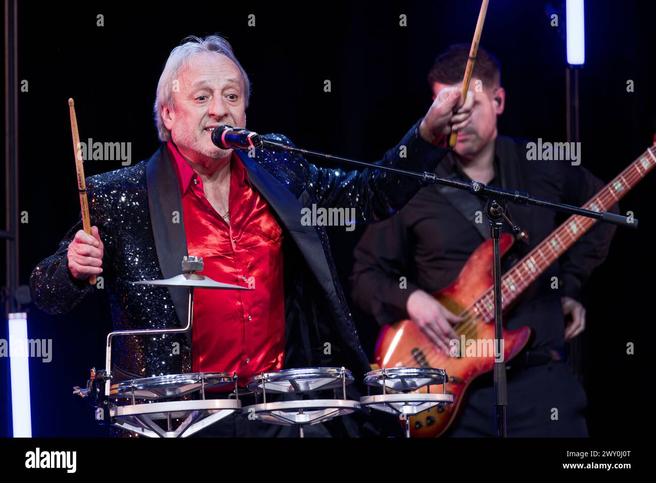 Paris, France. 2nd Apr, 2024. Richard Sanderson performs on the Bobino ...