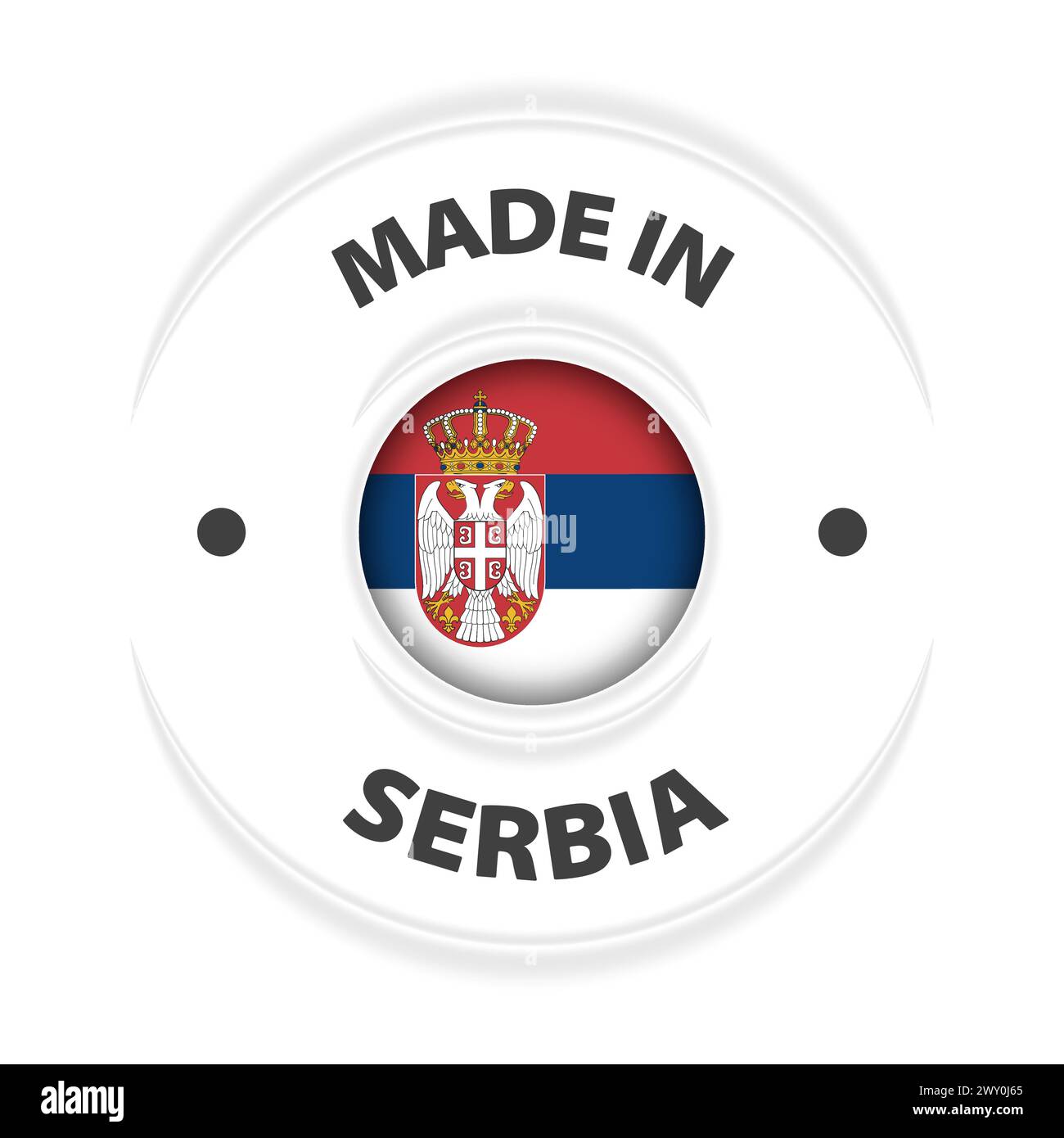 Made in serbia stamp Stock Vector Images - Alamy