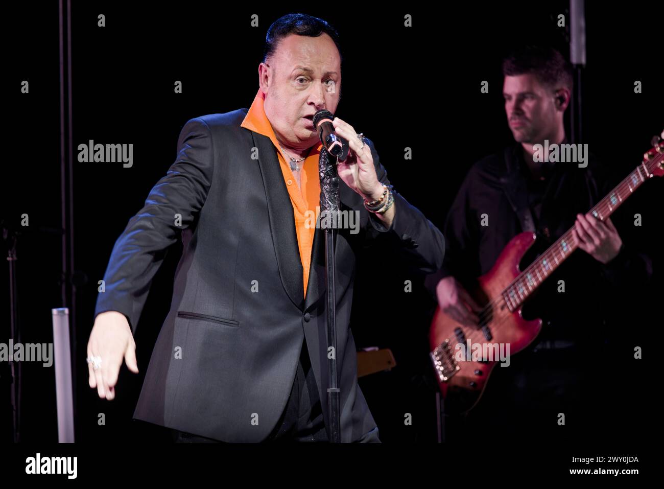 Paris, France. 2nd Apr, 2024. Ted Sanders performs on the Bobino ...