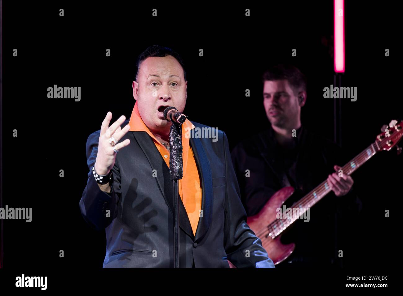 Paris, France. 2nd Apr, 2024. Ted Sanders performs on the Bobino ...