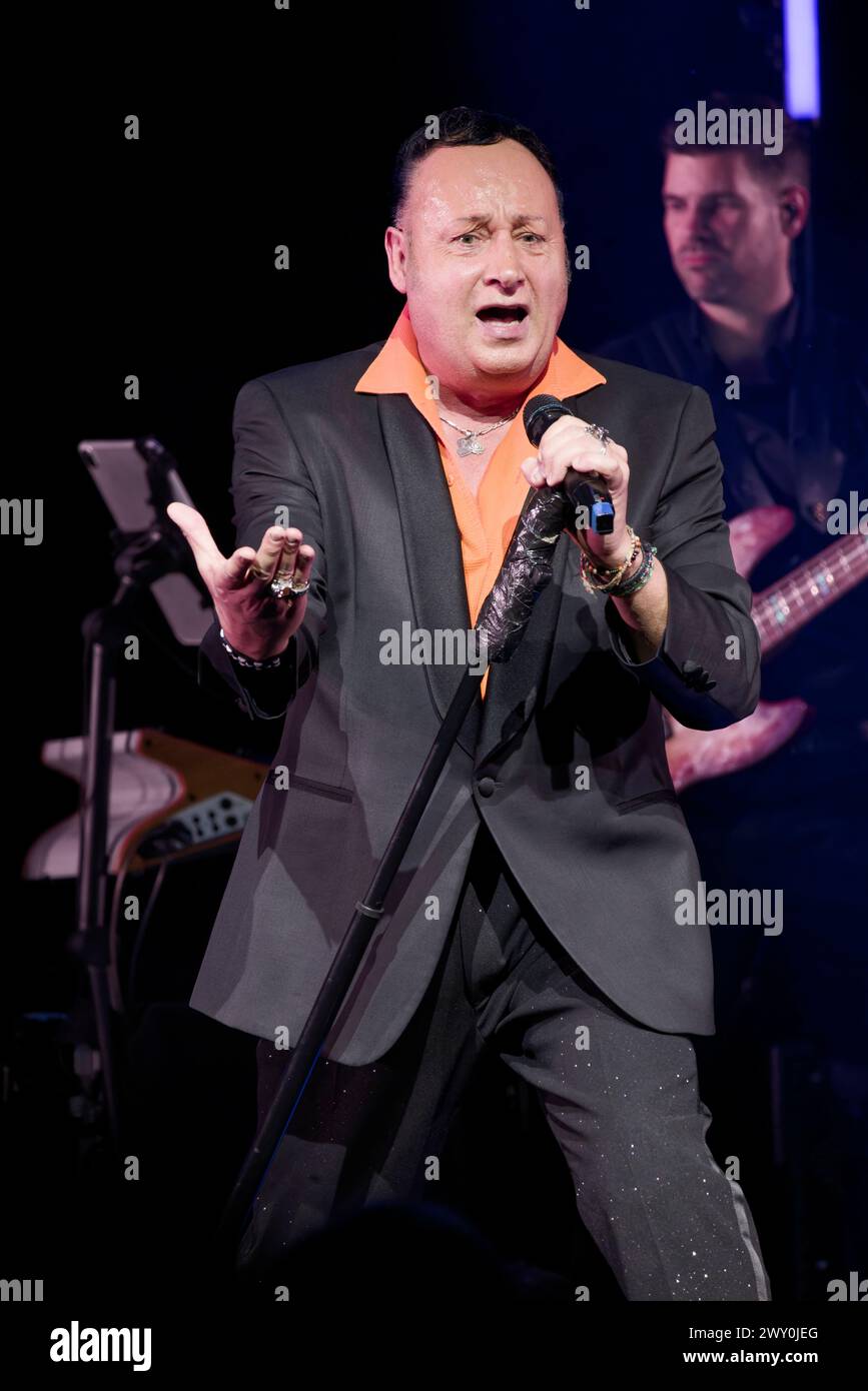 Paris, France. 2nd Apr, 2024. Ted Sanders performs on the Bobino ...