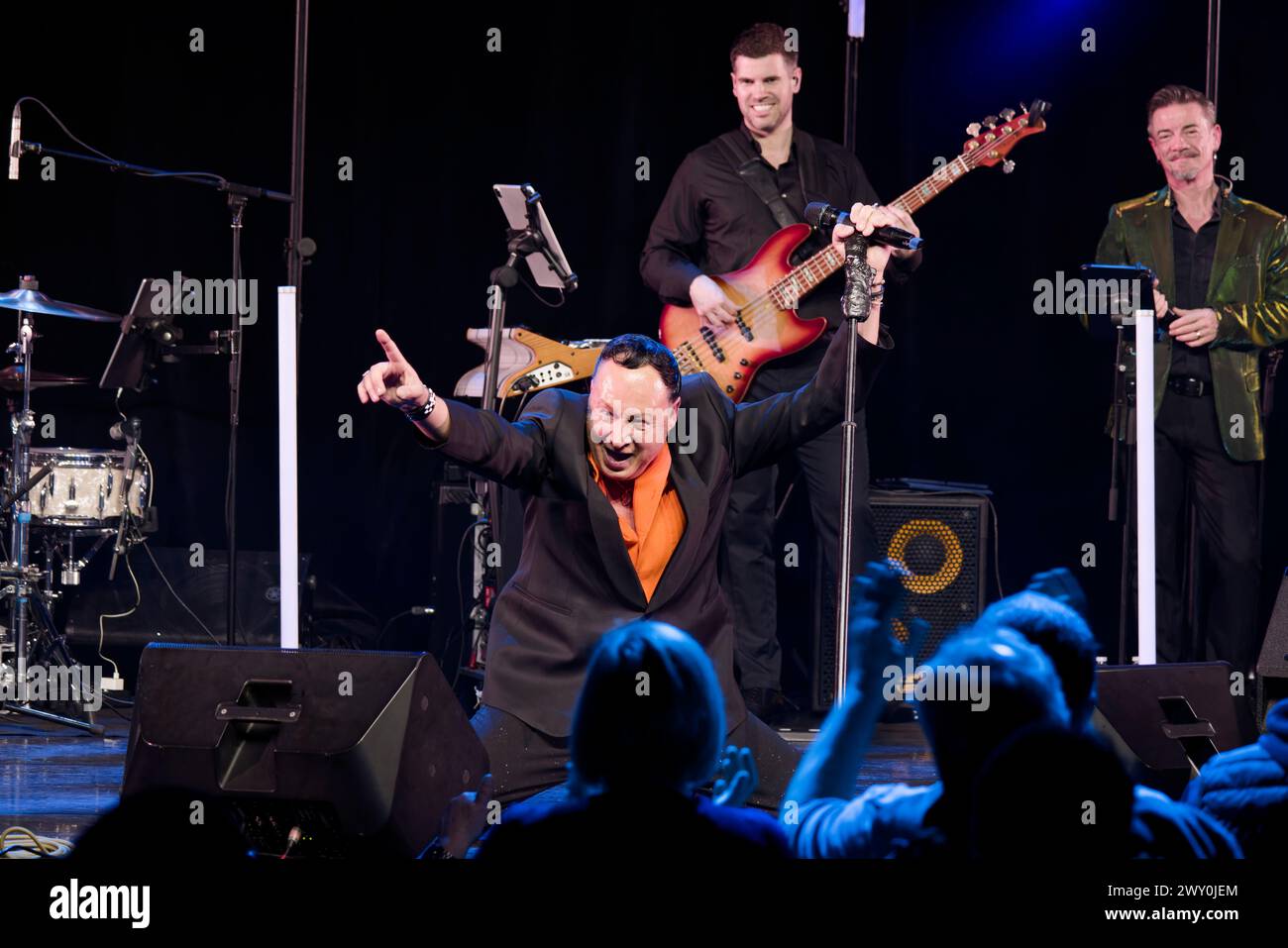 Paris, France. 2nd Apr, 2024. Ted Sanders performs on the Bobino ...