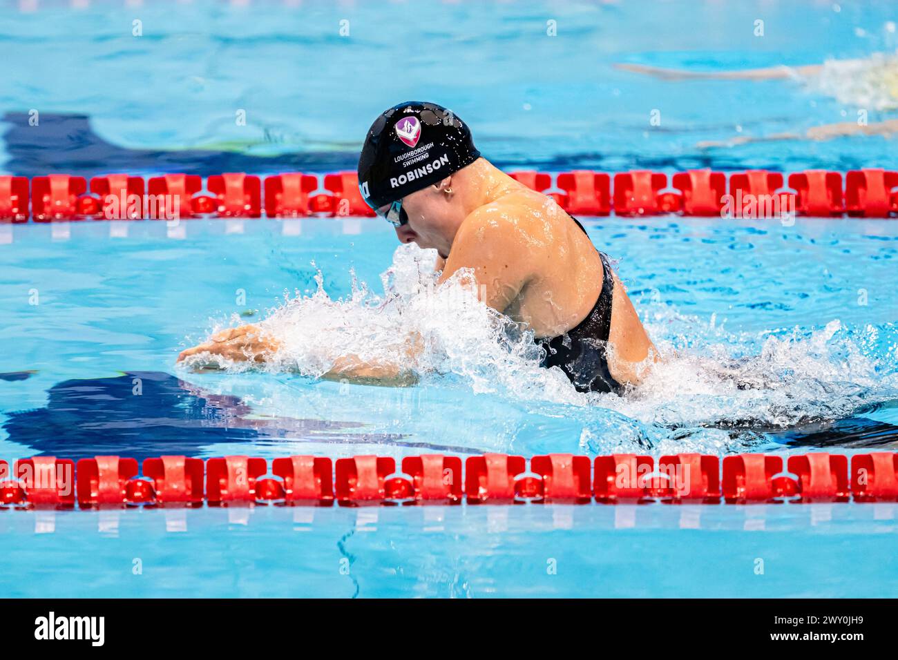 LONDON, UNITED KINGDOM. 03 Apr, 24. Sienna Robinson competes in Women’s ...
