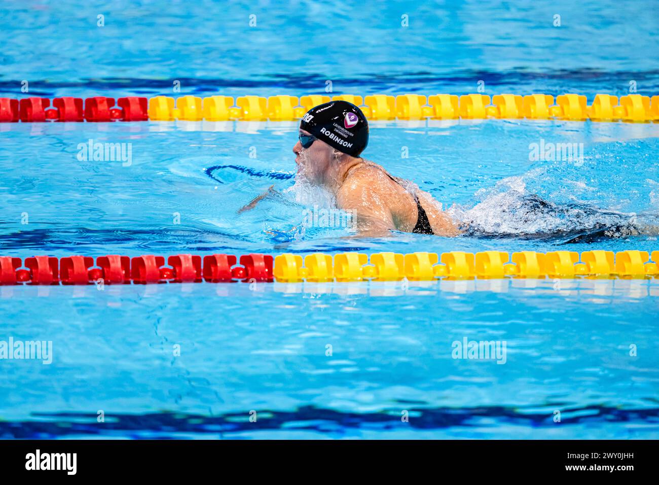 LONDON, UNITED KINGDOM. 03 Apr, 24. Sienna Robinson competes in Women’s ...