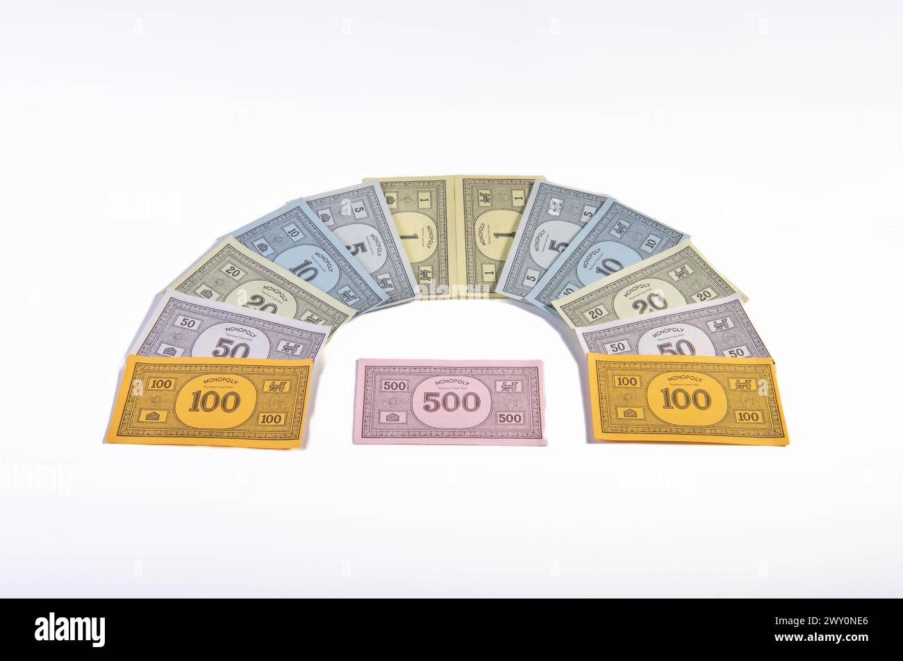 Monopoly Money notes, United Kingdom Stock Photo - Alamy