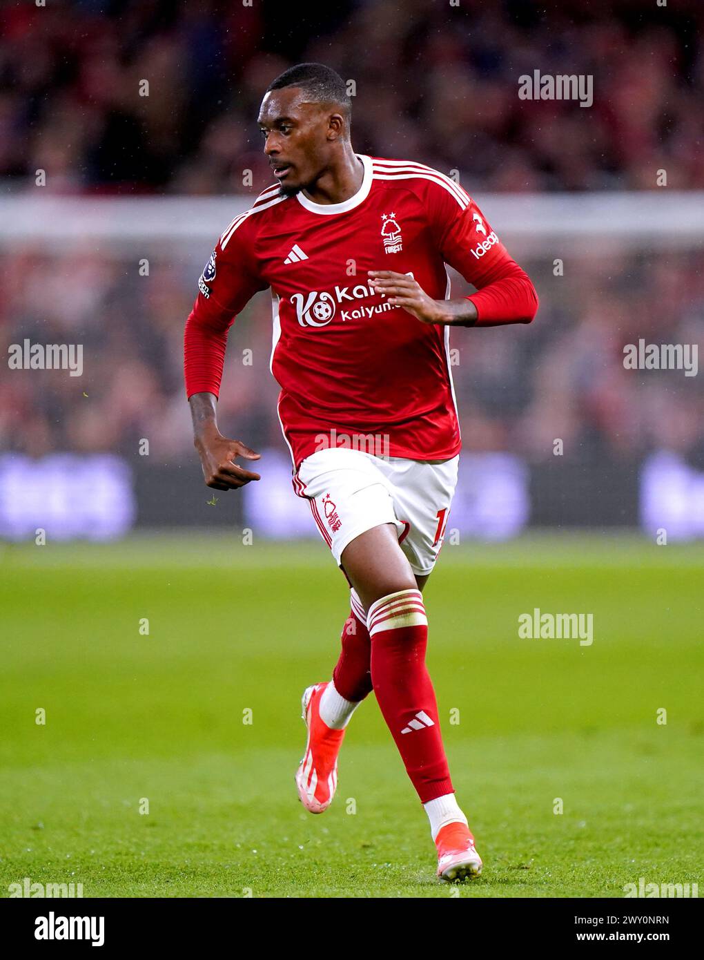 Nottingham Forest's Callum Hudson-Odoi during the Premier League match ...