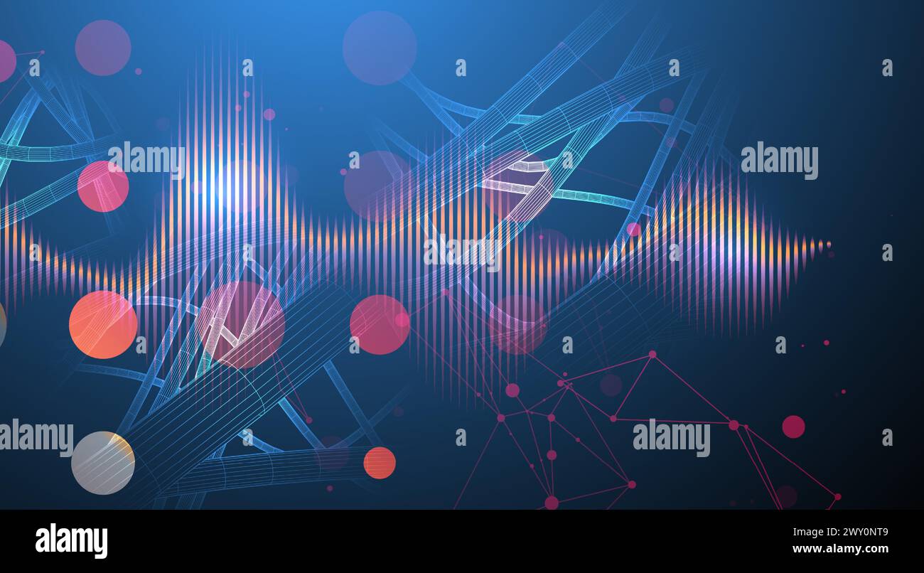 Vector abstract background with a wireframe dynamic pipes, line and ...