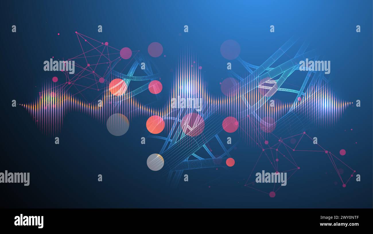 Vector abstract background with a wireframe dynamic pipes, line and ...