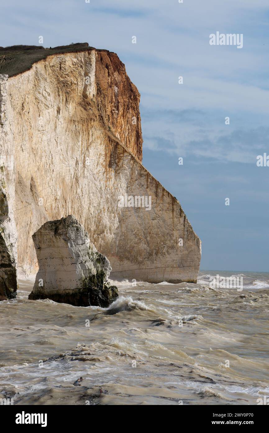 rough sea windy weather seaford coastal splash point area big waves on ...