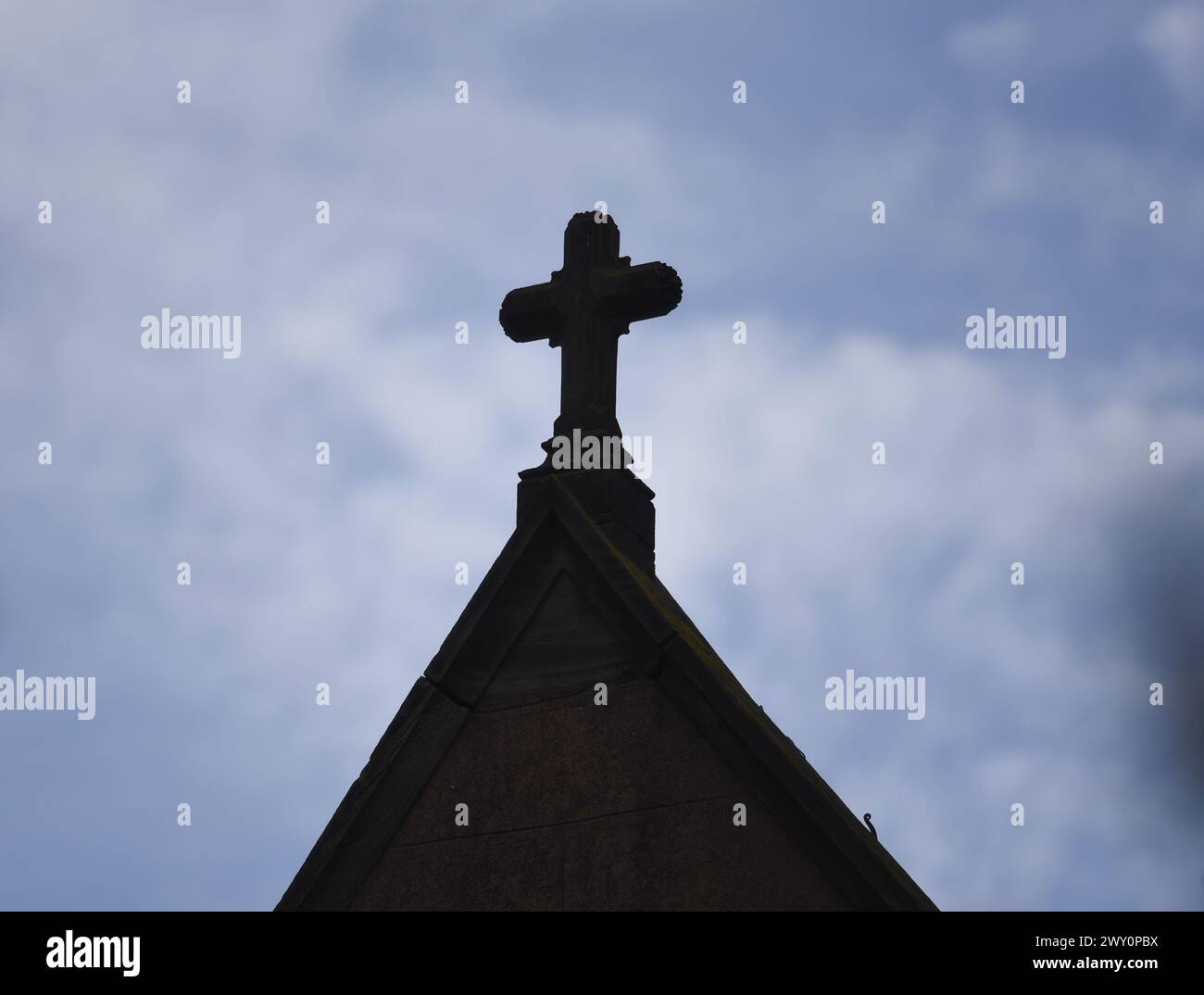 Architectural detail of the Gothic style Église Saints-Pierre-et-Paul a ...