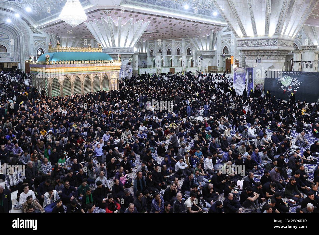 Iranian President Ebrahim Raisi attends Qadr Night ceremony of 21st ...