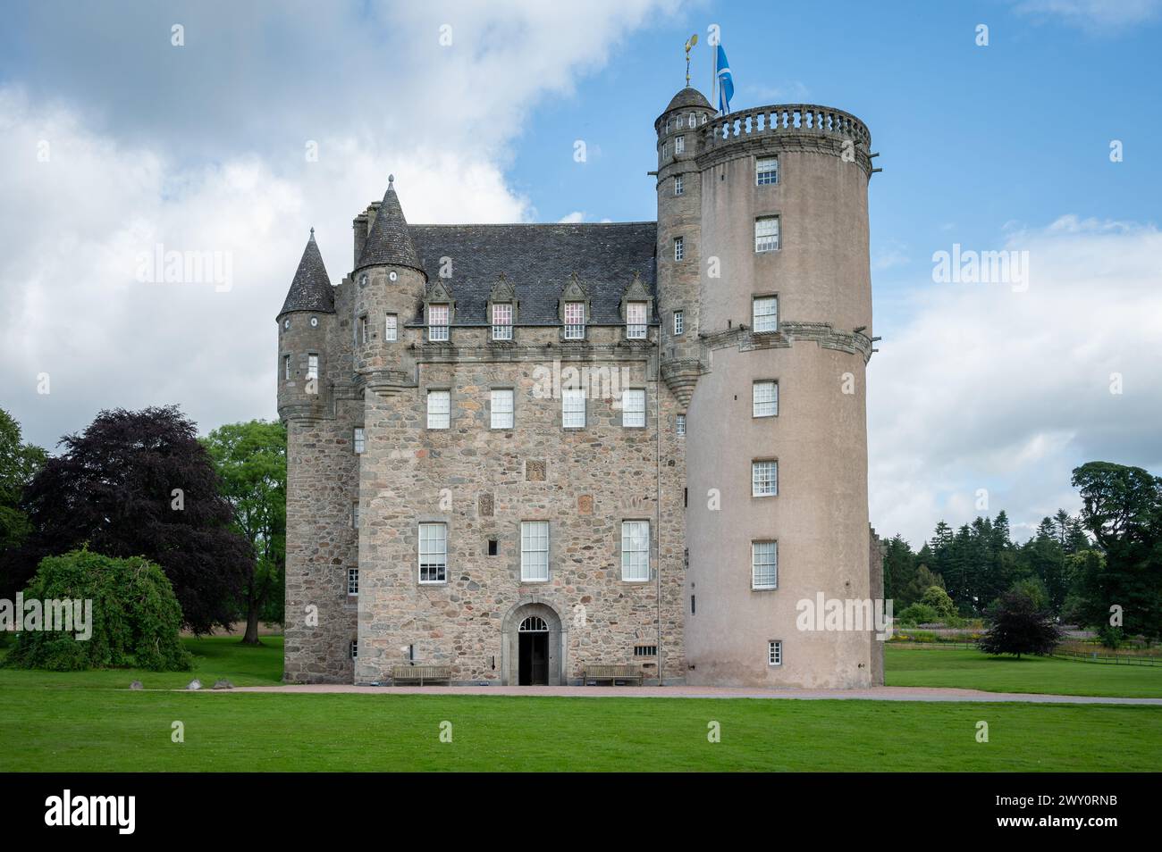 Castle Fraser, Garden and Courtyard Main Entrance, South of Kemnay ...
