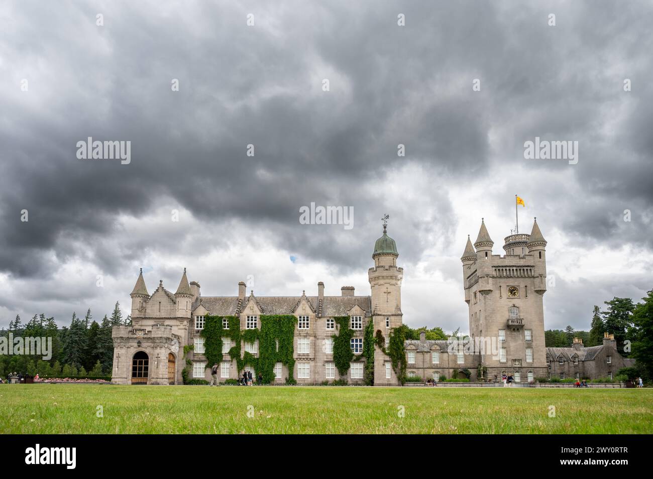 Balmoral Castle Estate, the summer residence of the British Royal ...